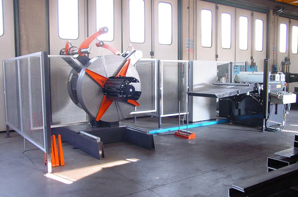 Ligne d'asservissement compl te Mod. ARY1011 d rouleuse double - Alix srl